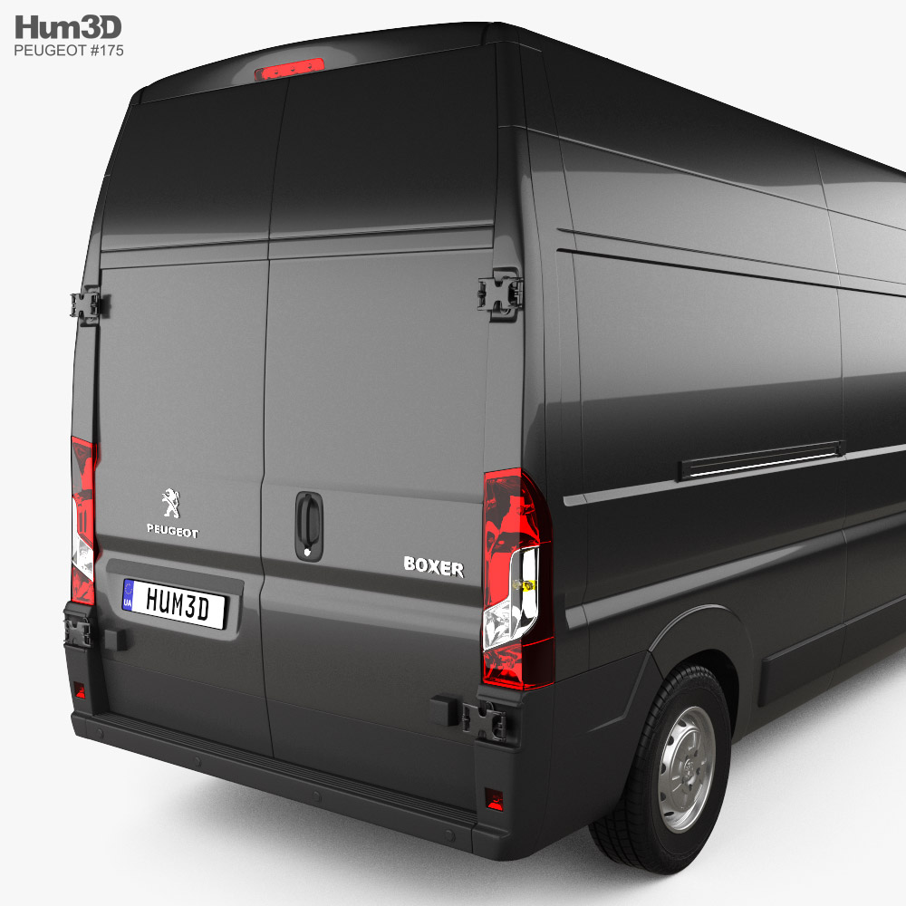 Peugeot Boxer Panel Van L3H3 2017 3D model - Download Van on 3DModels.org