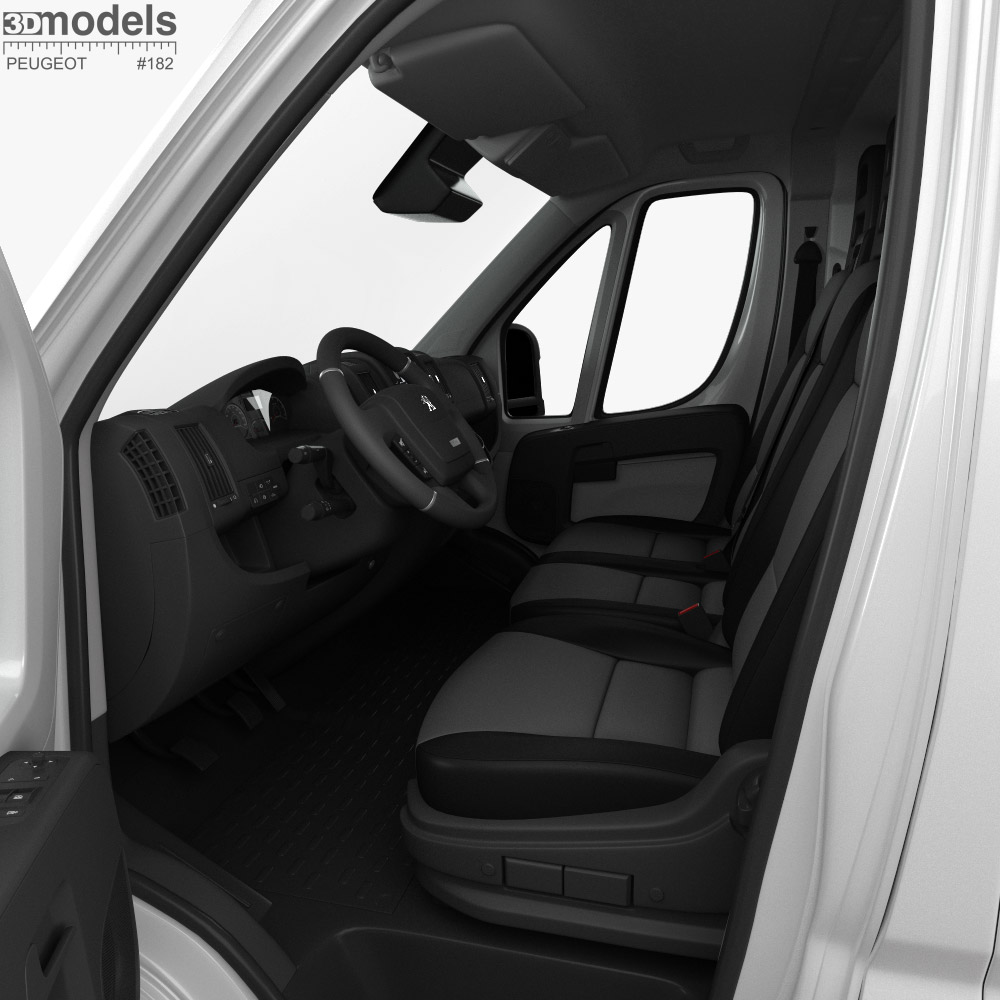 Peugeot Boxer Panel Van L2H2 with HQ interior 2017 3D model - Download ...