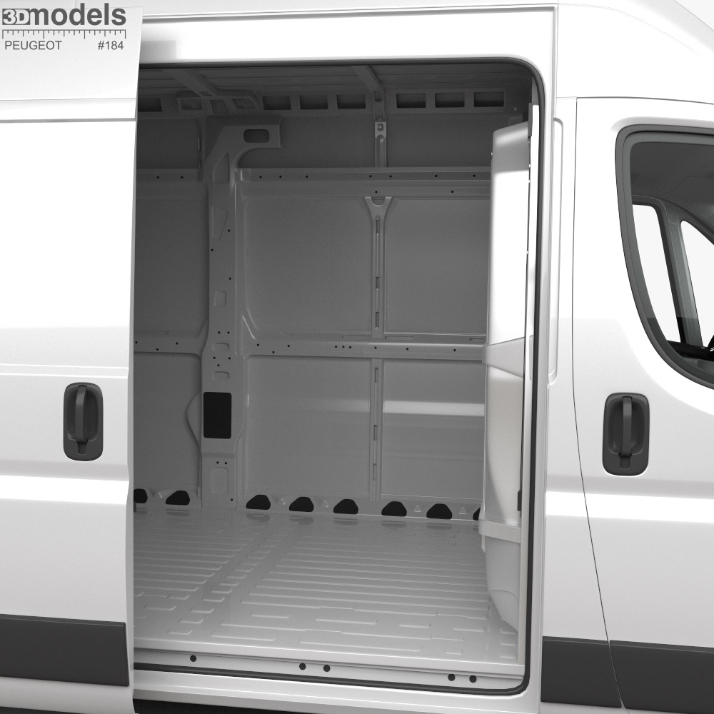 Peugeot Boxer e Panel Van L3H2 with HQ interior 2025 3D model ...