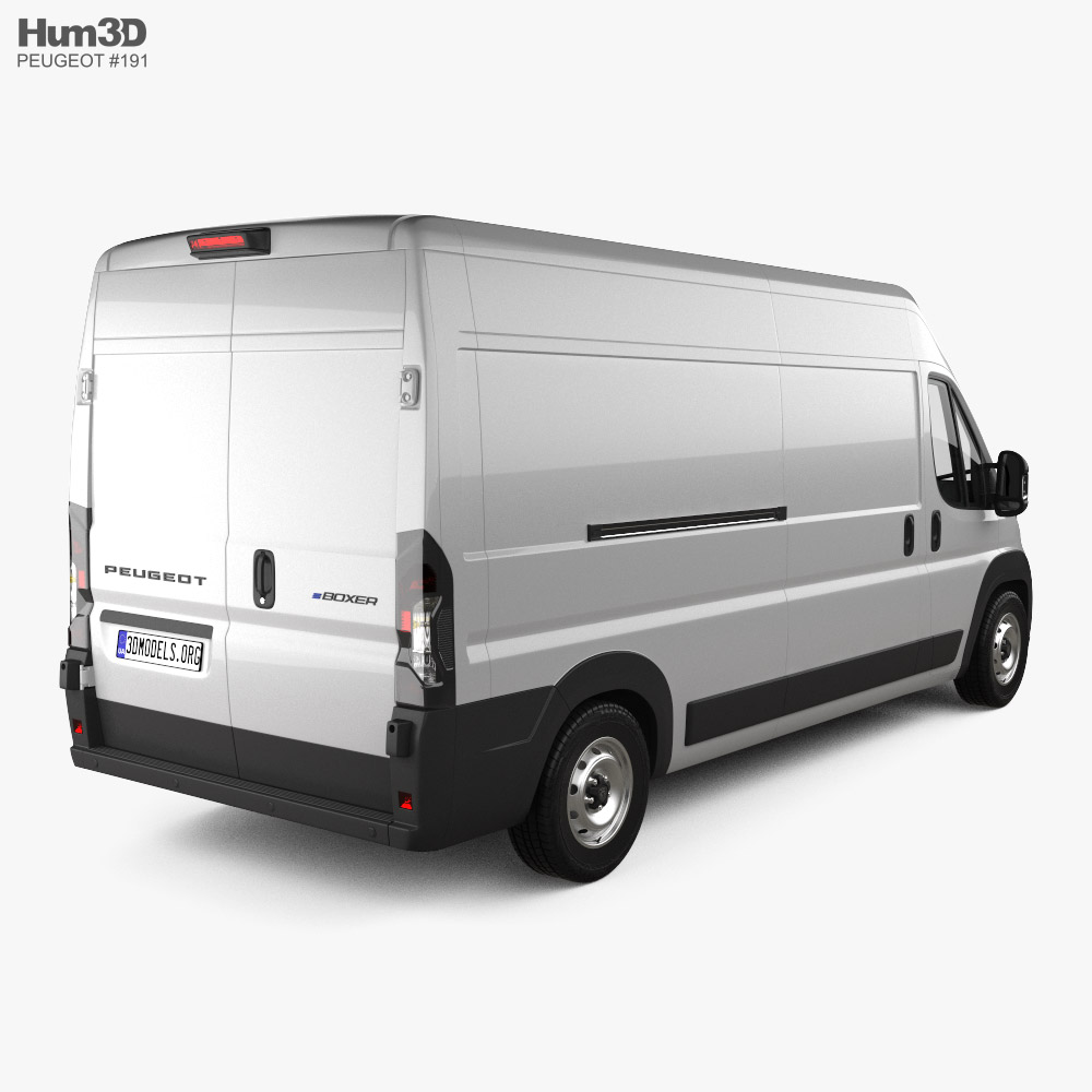 Peugeot e-Boxer Panel Van L3H2 2025 3D model - Download Van on 3DModels.org