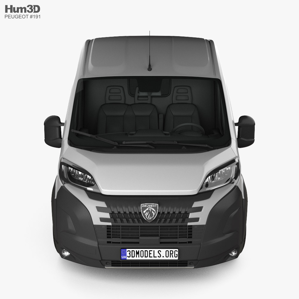 Peugeot e-Boxer Panel Van L3H2 2025 3D model - Download Van on 3DModels.org