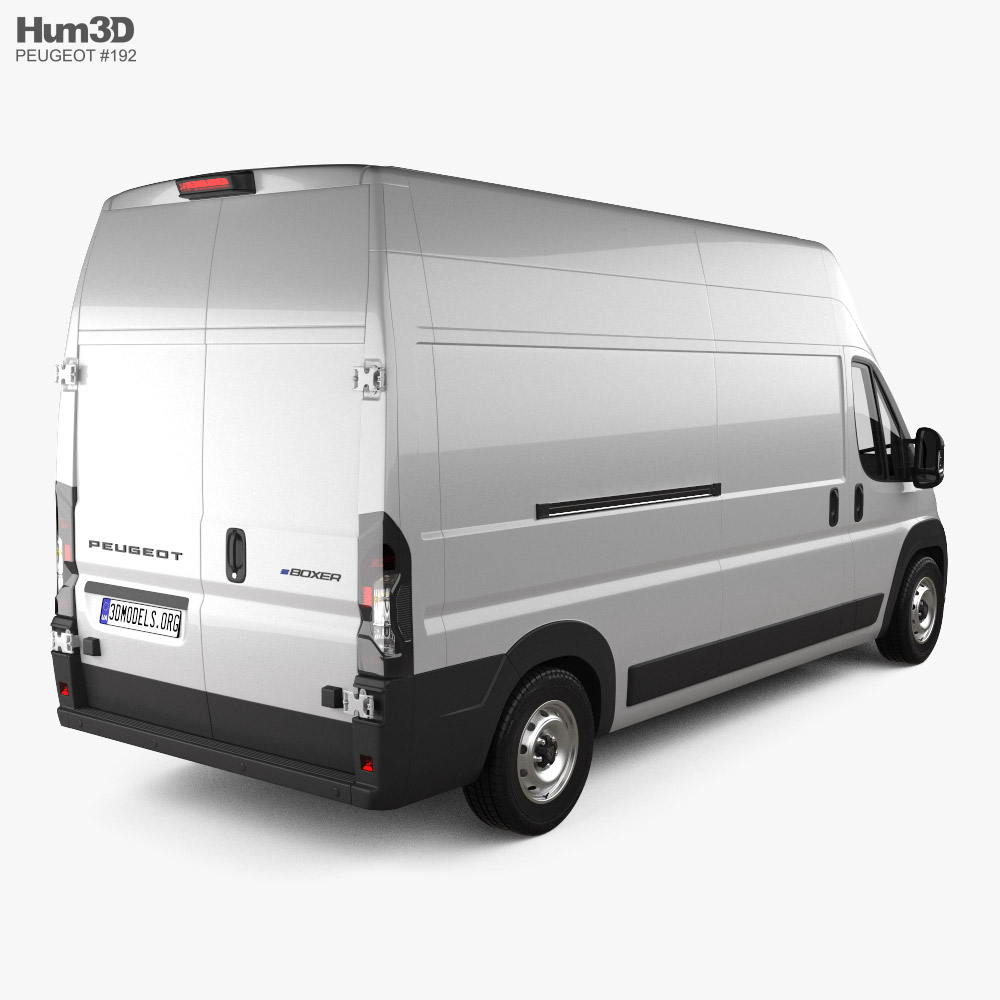 Peugeot e-Boxer Panel Van L3H3 2025 3D model - Download Van on 3DModels.org