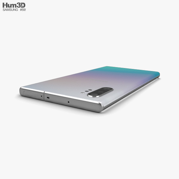 Samsung Galaxy Note10 Plus Aura Glow 3D model - Download Phones on ...