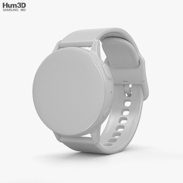 Samsung Galaxy Watch Active 2 44mm Aluminium Pink Gold 3D model ...