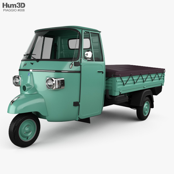 Piaggio Pickup 3D Models for Download - 3DModels.org