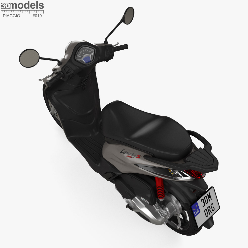 Piaggio Liberty 2025 3D model - Download Motorcycle on 3DModels.org