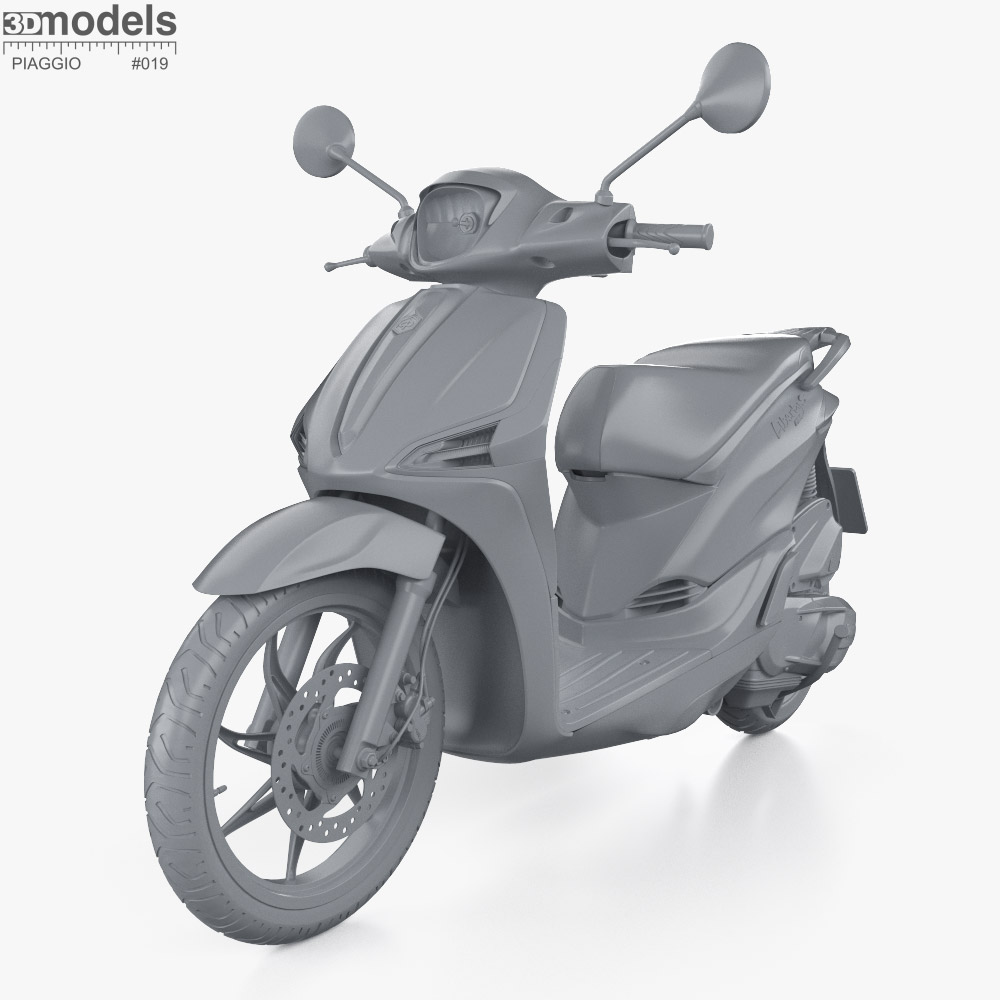 Piaggio Liberty 2025 3D model - Download Motorcycle on 3DModels.org