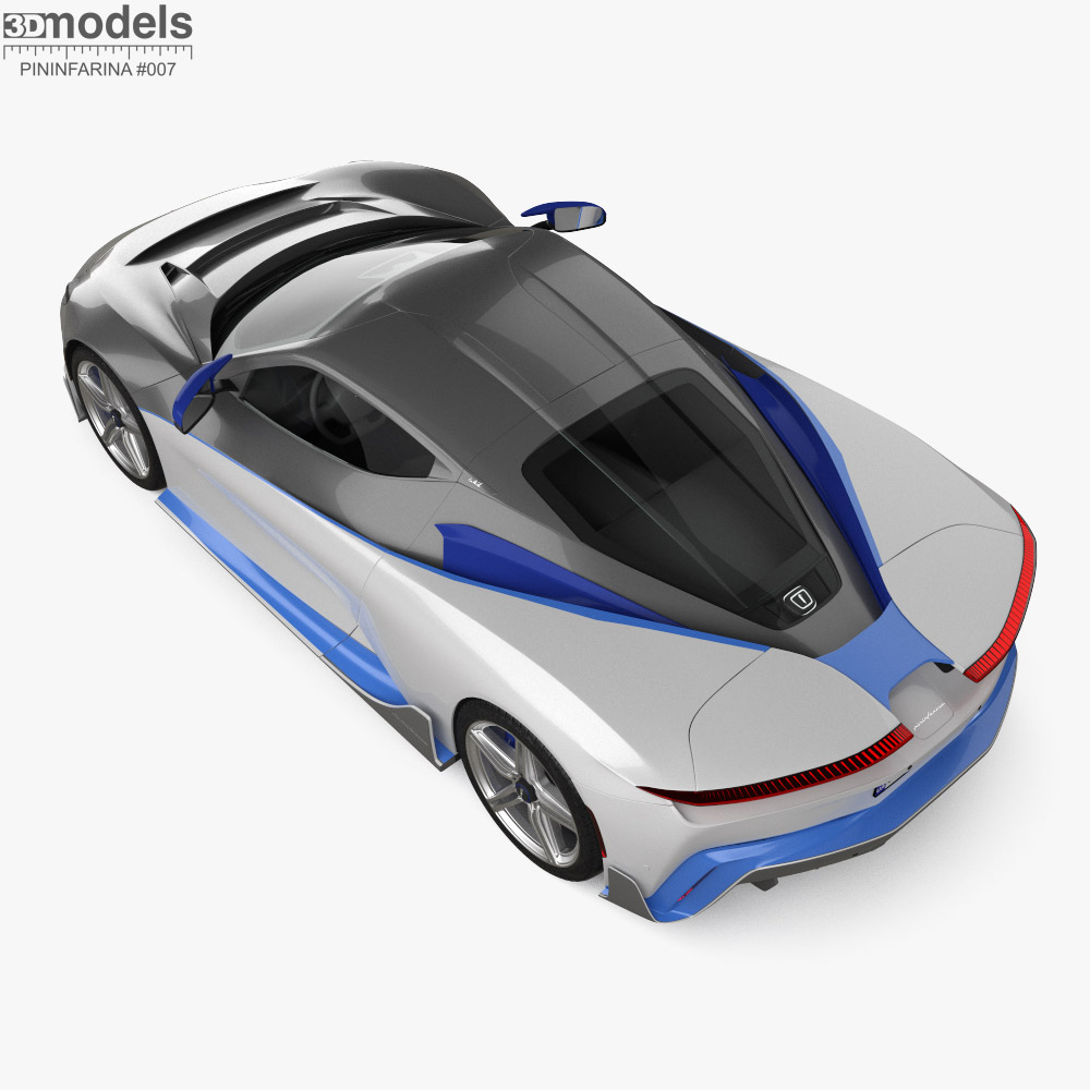 Pininfarina Battista Reversario 2025 3D model - Download Sports car on ...