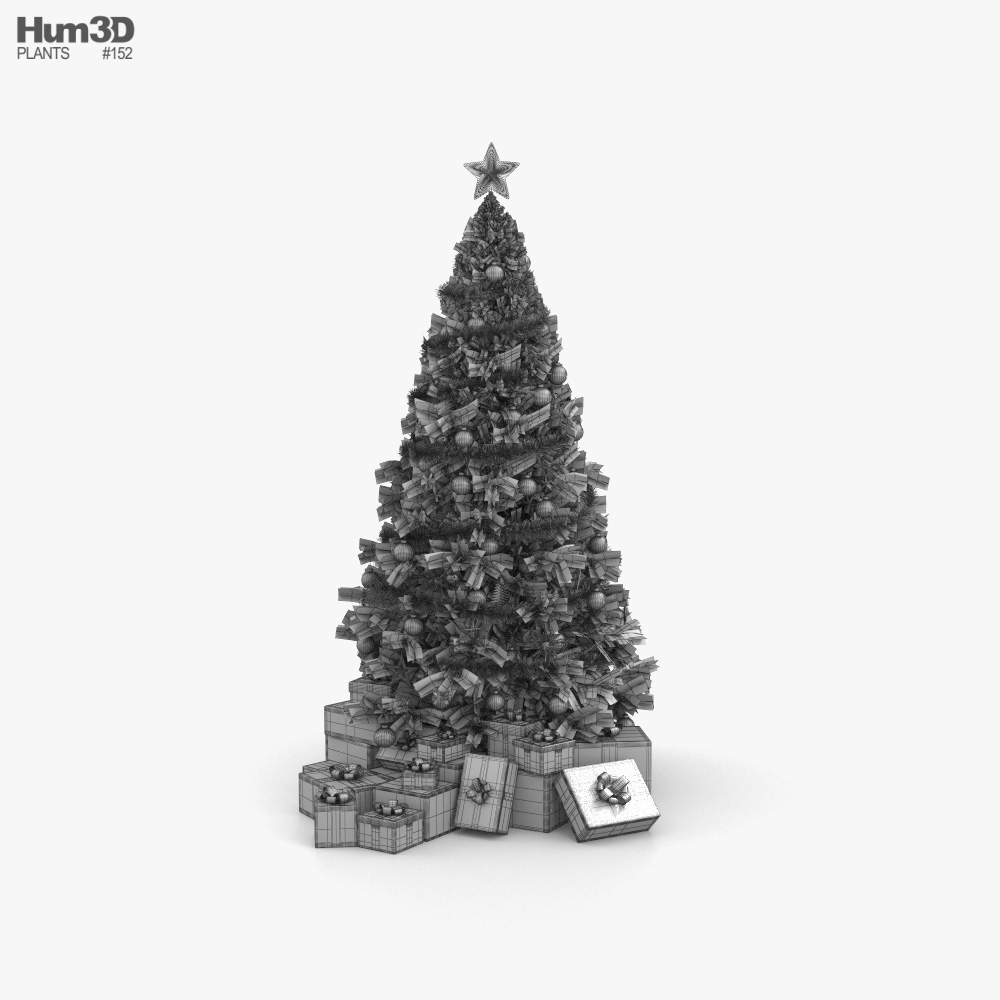 Christmas Tree 3D model - Download Decoration on 3DModels.org