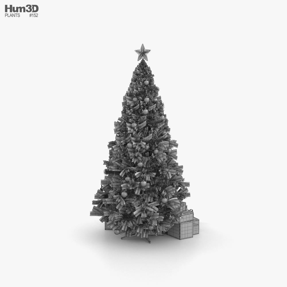 Christmas Tree 3D model - Download Decoration on 3DModels.org