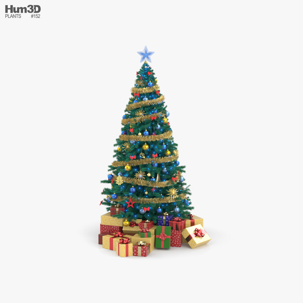 Christmas Tree 3D model - Download Decoration on 3DModels.org