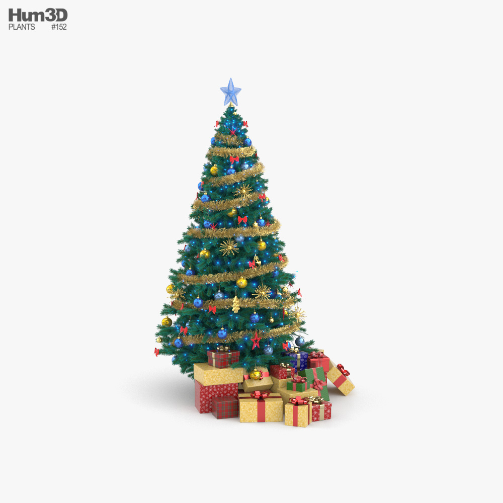 Christmas Tree 3D model - Download Decoration on 3DModels.org