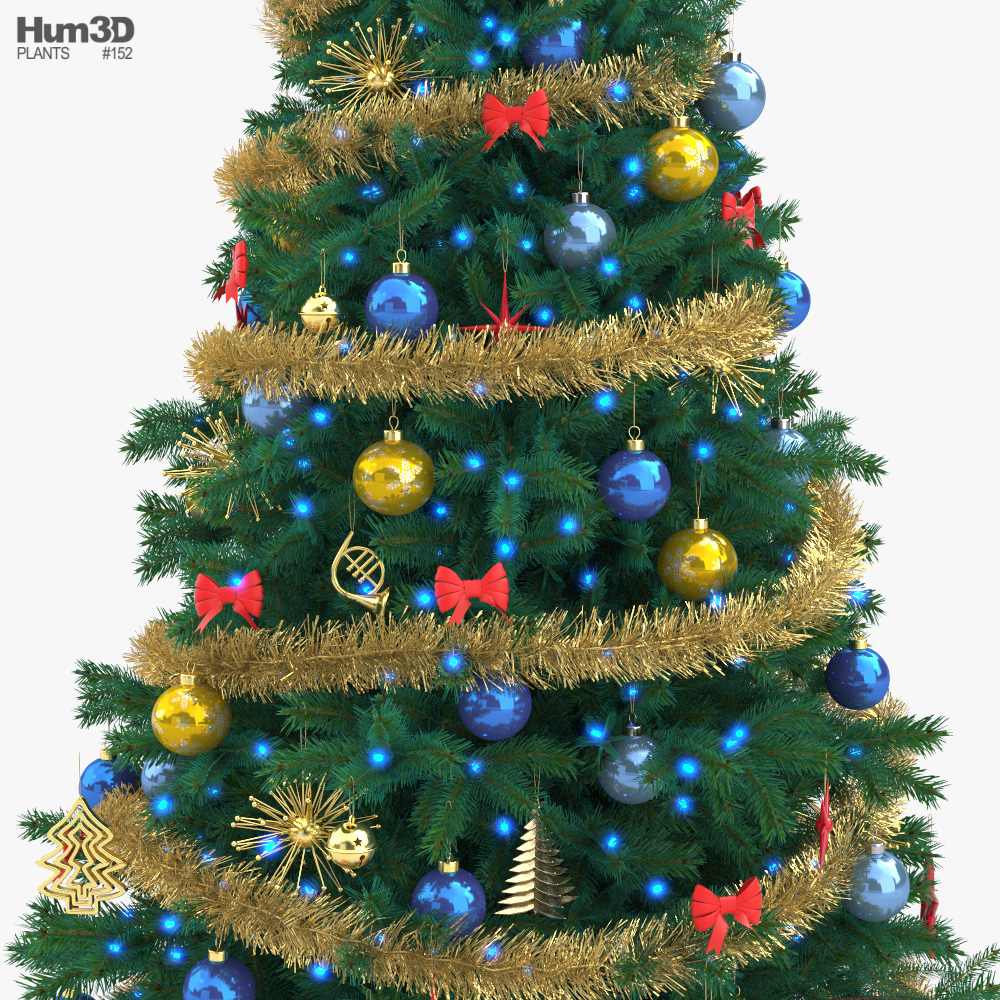 Christmas Tree 3D model - Download Decoration on 3DModels.org