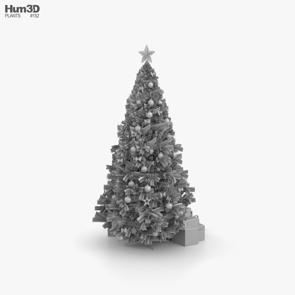 Christmas Tree 3D model - Download Decoration on 3DModels.org
