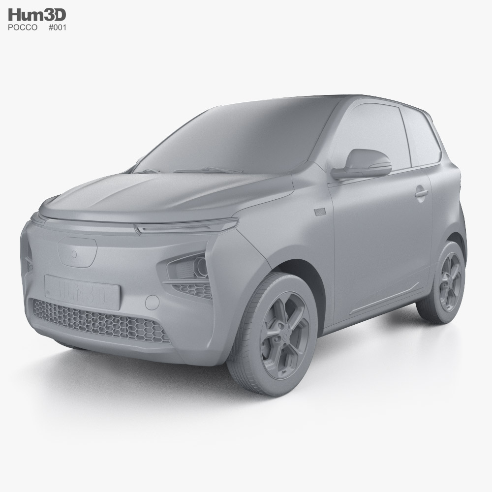 Pocco Lojo EV 2025 3Dモデル - ダウンロード Hatchback on 3DModels.org