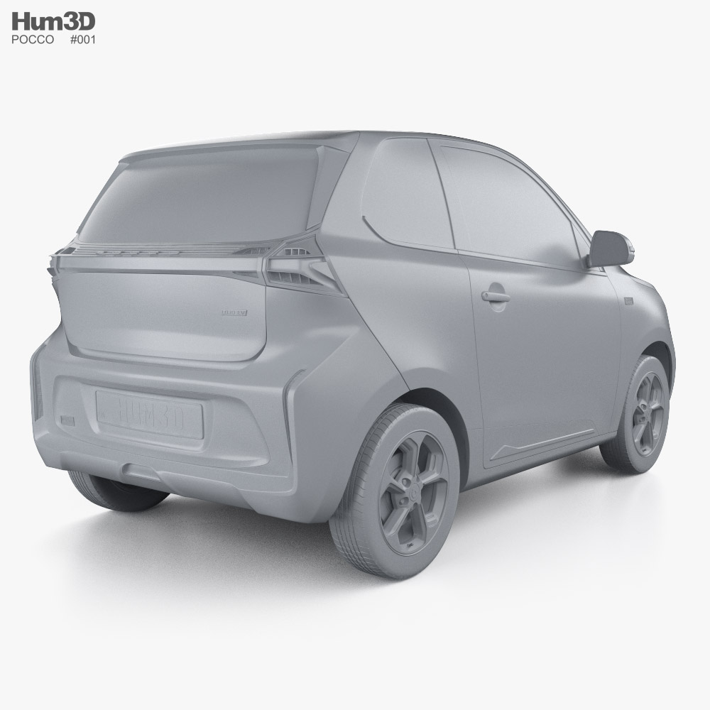 Pocco Lojo EV 2025 3D model - Download Hatchback on 3DModels.org