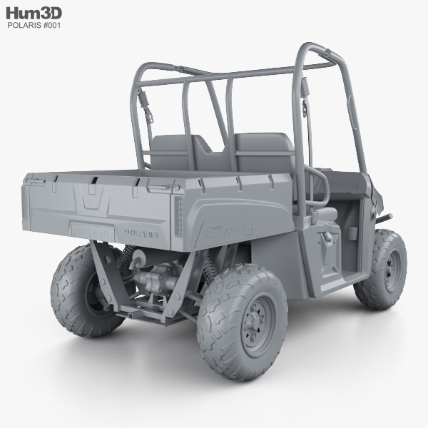 Polaris Ranger 2013 3D model - Download ATV on 3DModels.org