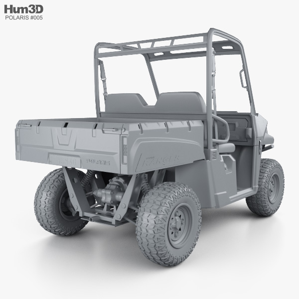 Polaris Ranger EV 2015 3D model - Download ATV on 3DModels.org