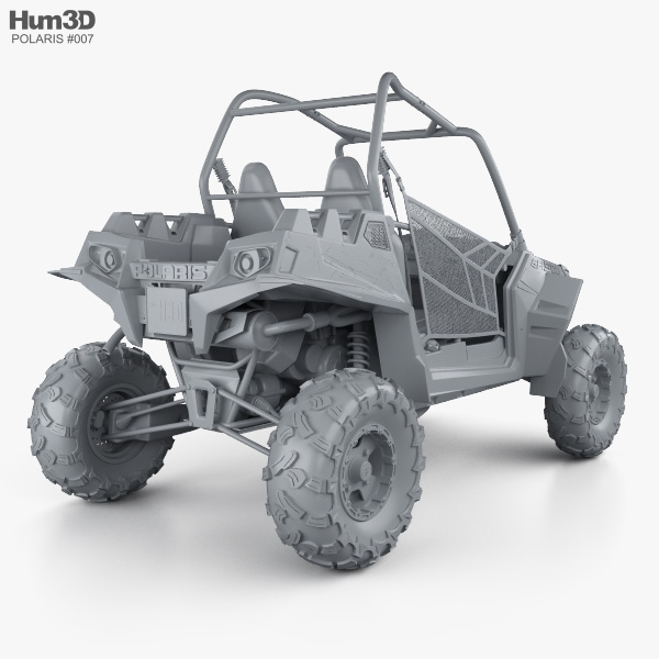 Polaris RZR XP 900 2011 3D model - Download ATV on 3DModels.org