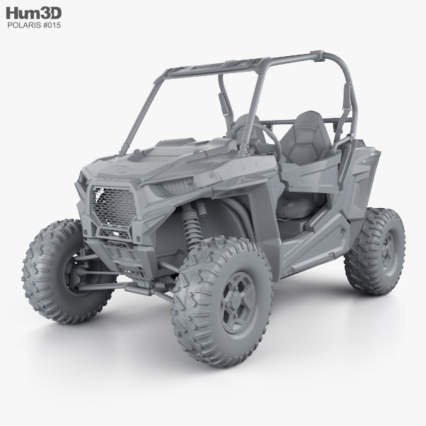 Polaris RZR S 900 2017 3D model - Download ATV on 3DModels.org
