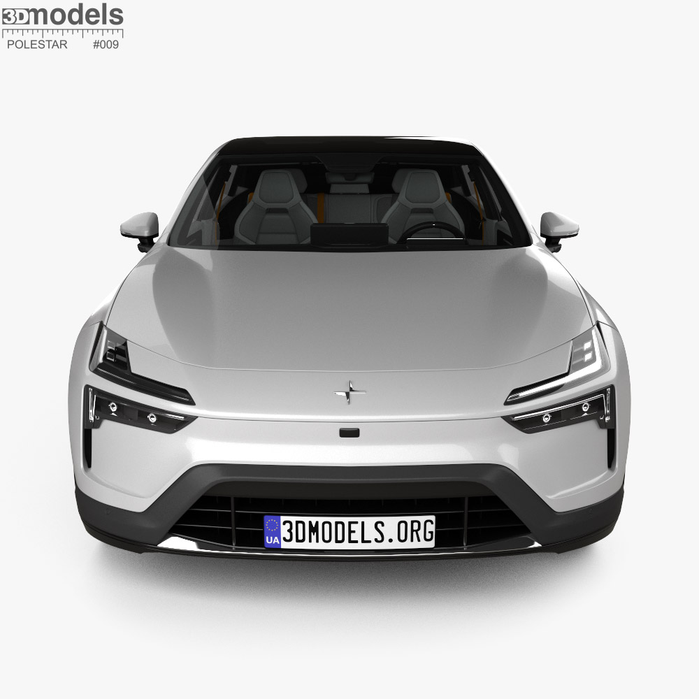 Polestar 4 with HQ interior 2025 3D model - Download Crossover SUV on ...