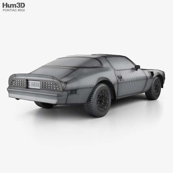 Pontiac Firebird Trans Am 1977 3D model - Download Sports car on ...