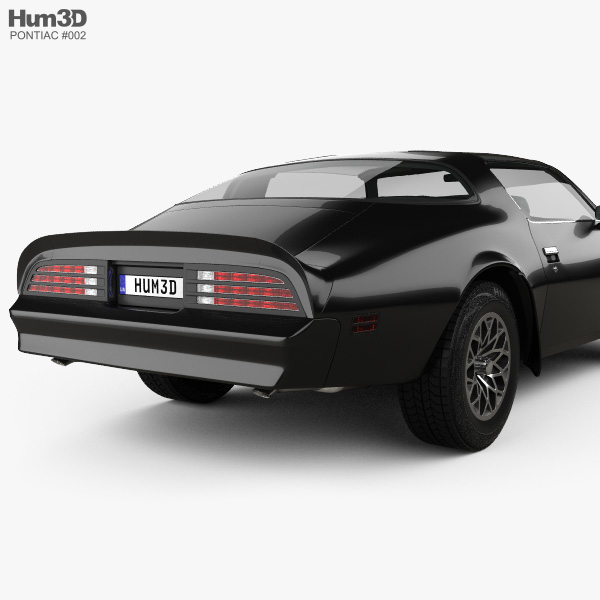 Pontiac Firebird Trans Am 1977 3D model - Download Sports car on ...