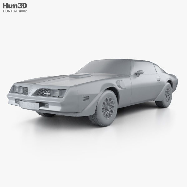 Pontiac Firebird Trans Am 1977 3D 모델 - 다운로드 Sports car on 3DModels.org