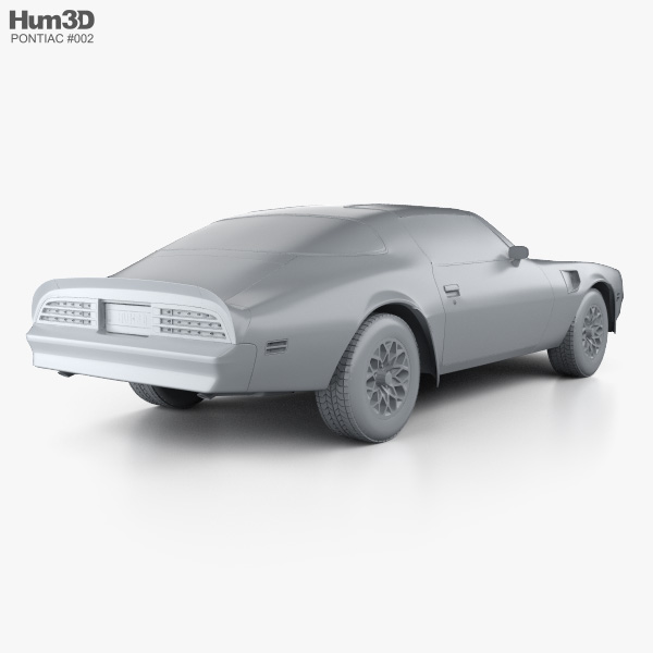 Pontiac Firebird Trans Am 1977 3D model - Download Sports car on ...