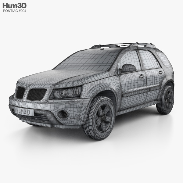 Pontiac Torrent 2009 3D model - Download Crossover SUV on 3DModels.org