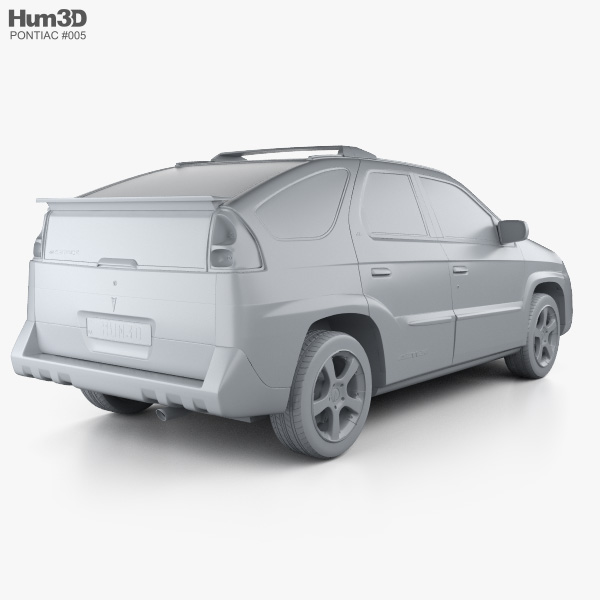 Pontiac Aztek 2005 3D model - Download Crossover SUV on 3DModels.org