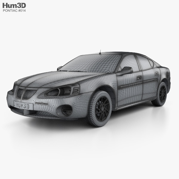 Pontiac Grand Prix GTP 2008 3D model - Download Sedan on 3DModels.org