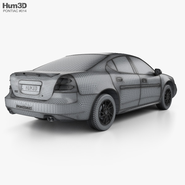 Pontiac Grand Prix GTP 2008 3D model - Download Sedan on 3DModels.org