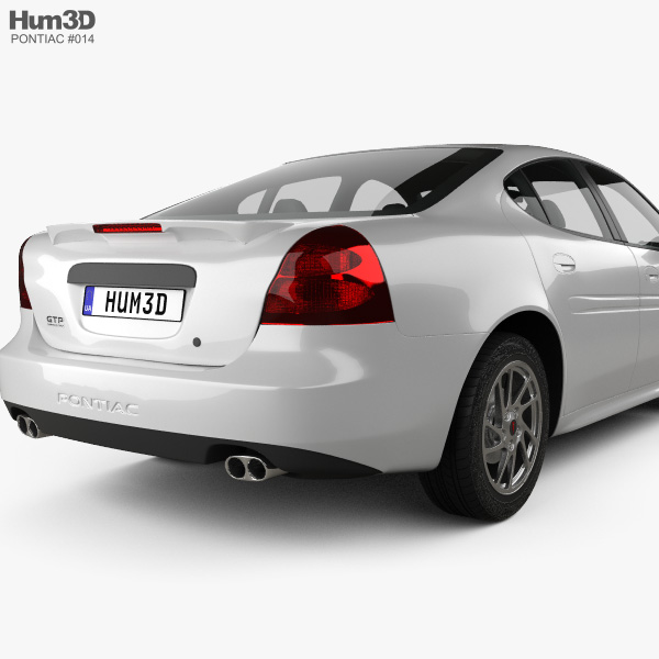 Pontiac Grand Prix GTP 2008 3D model - Download Sedan on 3DModels.org