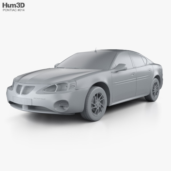 Pontiac Grand Prix GTP 2008 3D model - Download Sedan on 3DModels.org