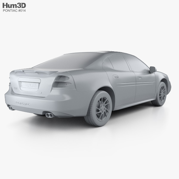 Pontiac Grand Prix GTP 2008 3D model - Download Sedan on 3DModels.org