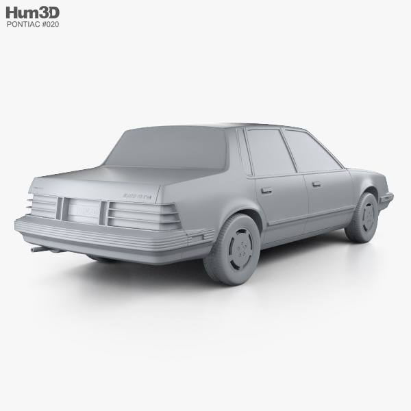 Pontiac 6000 STE 2025 3D model - Download Sedan on 3DModels.org