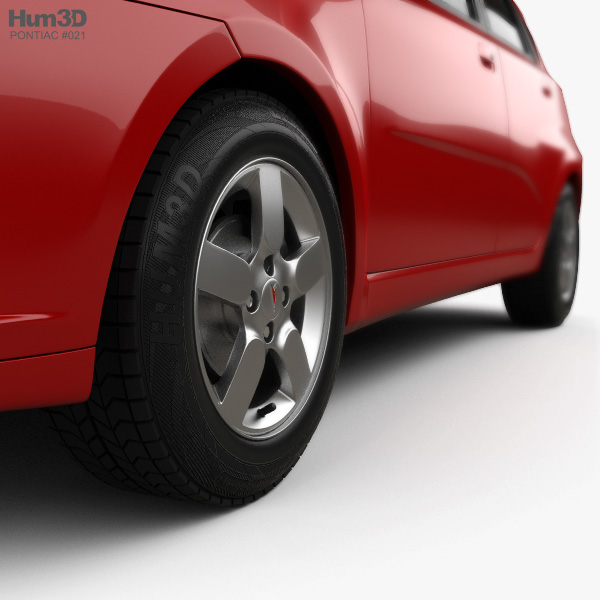 Pontiac G3 (T250) hatchback 2009 3D model - Download Hatchback on ...