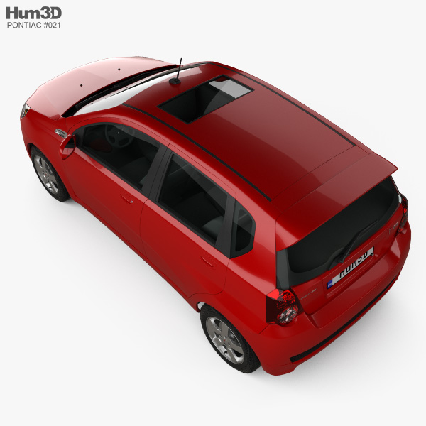 Pontiac G3 (T250) hatchback 2009 3D model - Download Hatchback on ...