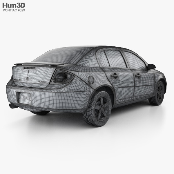 Pontiac G5 2009 3D model - Download Sedan on 3DModels.org