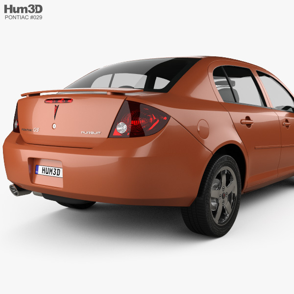 Pontiac G5 2009 3D model - Download Sedan on 3DModels.org