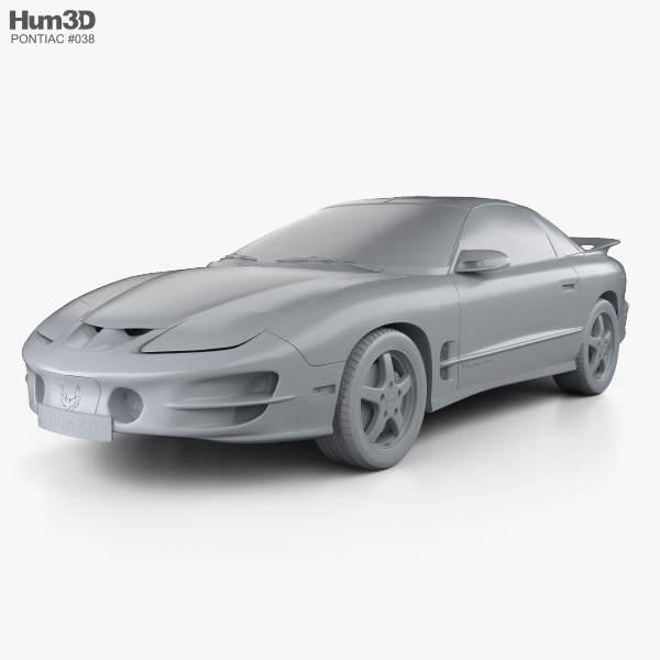 Pontiac Firebird Trans Am 2002 3D model - Download Sports car on ...