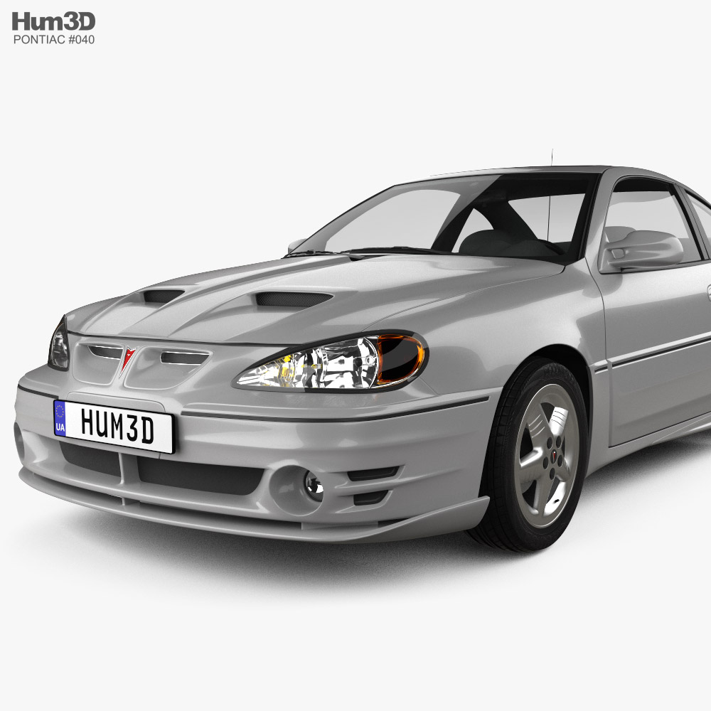 Pontiac Grand Am coupe SCT 2002 3D model - Download Sports car on ...