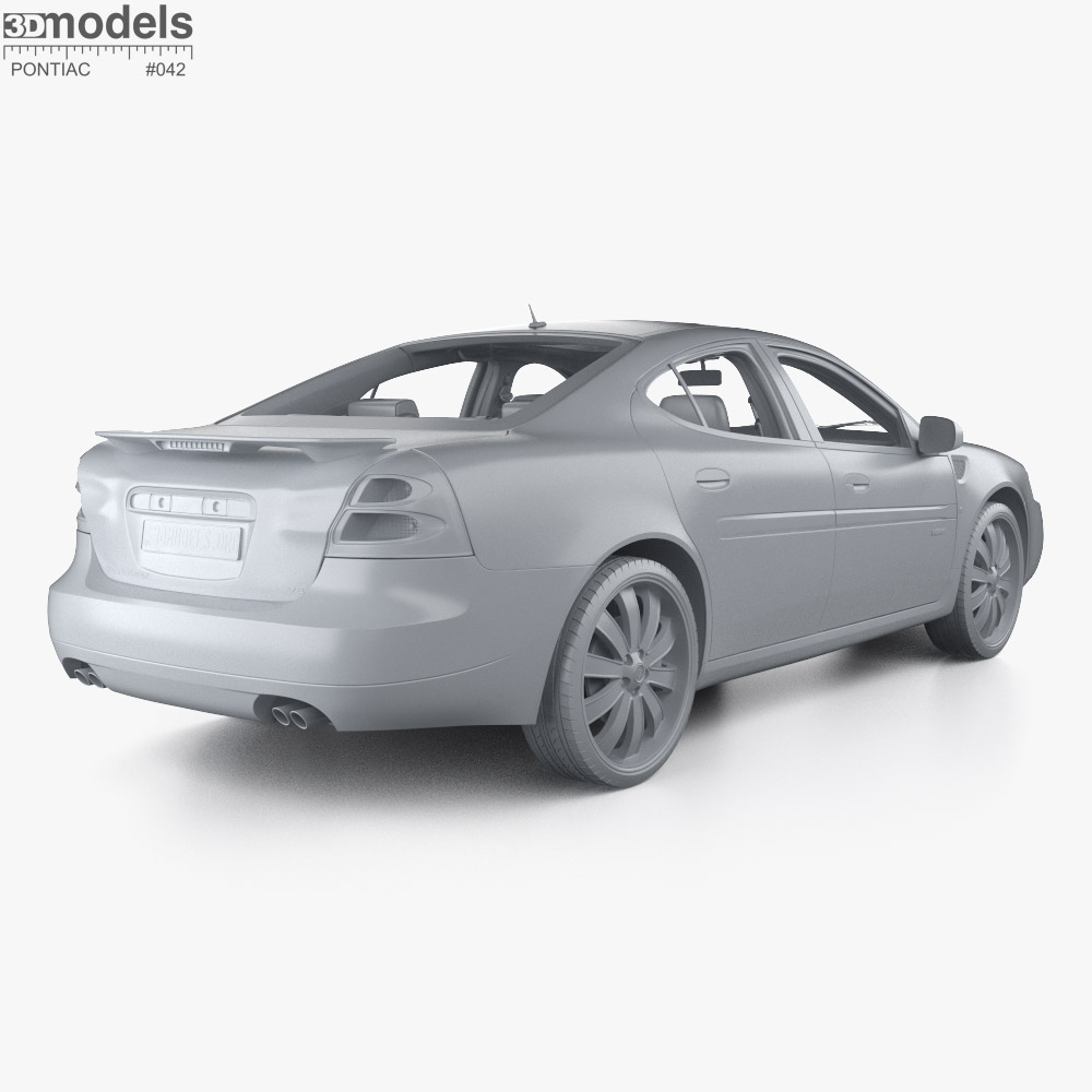 Pontiac Grand Prix GXP con Interior Alta Calidad 2007 Modelo 3D ...