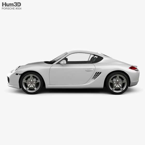 Porsche Cayman S 2014 3D model - Download Sports car on 3DModels.org