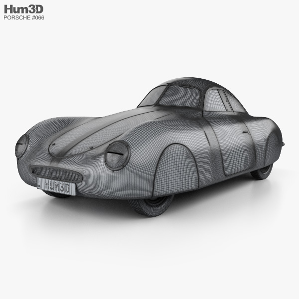 Porsche Type 64 1939 Modelo 3D - Descargar Sports car on 3DModels.org