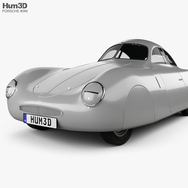 Porsche Type 64 1939 3D model - Download Sports car on 3DModels.org