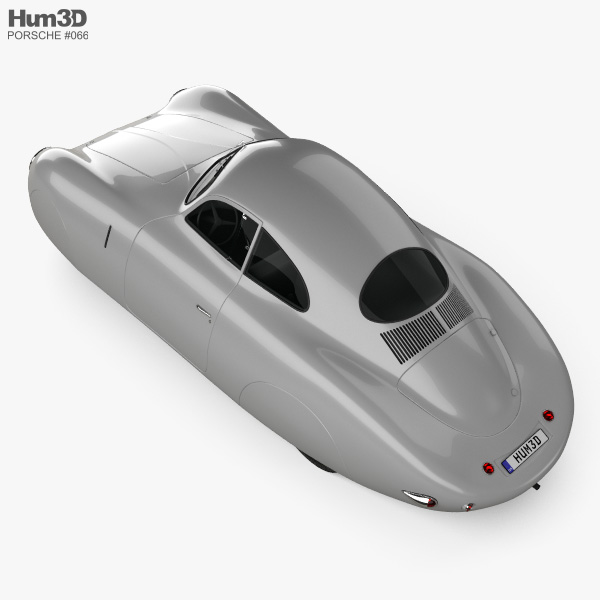 Porsche Type 64 1939 3D model - Download Sports car on 3DModels.org