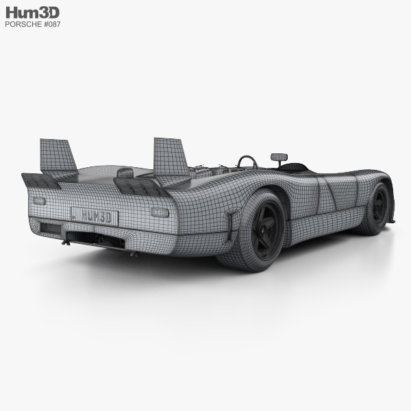 Porsche 908/02 Flunder Spyder 1969 3D model - Download Sports car on ...