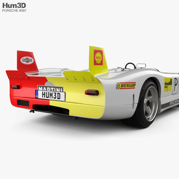 Porsche 908/02 Flunder Spyder 1969 3D model - Download Sports car on ...